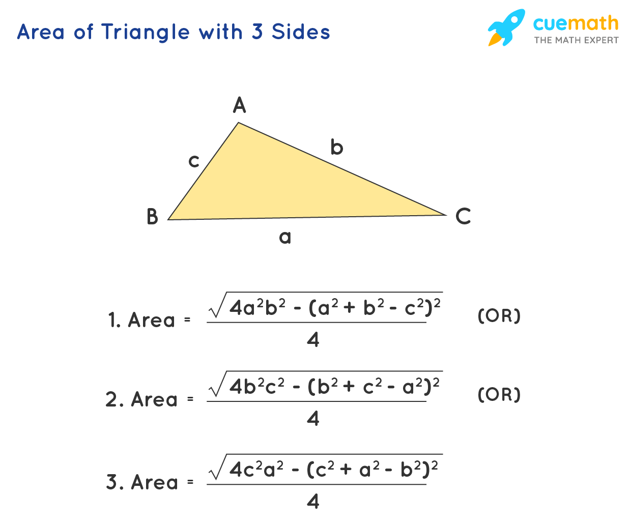 Formula To Find Area Of Triangle Pametno