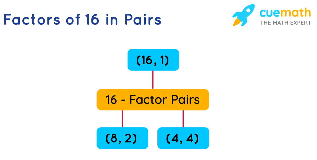 Factors Of 16 Find Prime Factorization Factors Of 16