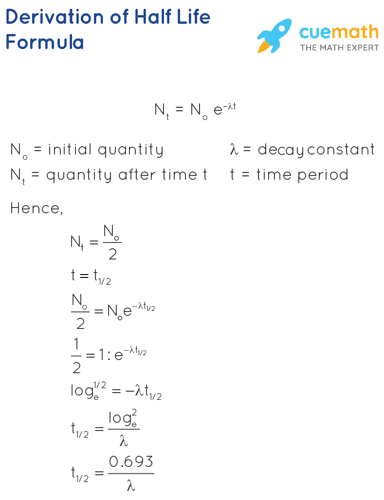 Half Life Equation Algebra