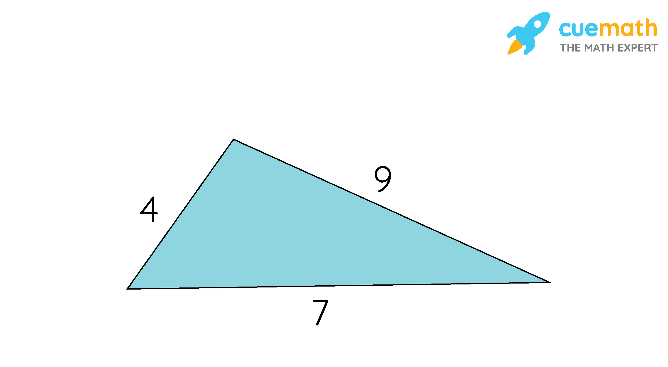 How To Find The Area Of A Triangle With 3 Sides Given As A 4 B 7 How To Find The Area Of A Triangle With 3 Sides Given As A 4 B 7