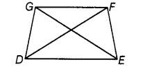 The diagonals of the quadrilateral DEFG are __________ and ...