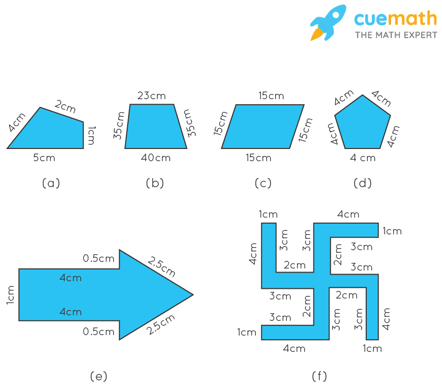 Find The Perimeter Of Each Of The Following Figures