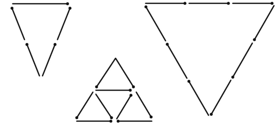 Try To Construct Triangles Using Matchsticks Some Are Shown Here Can 
