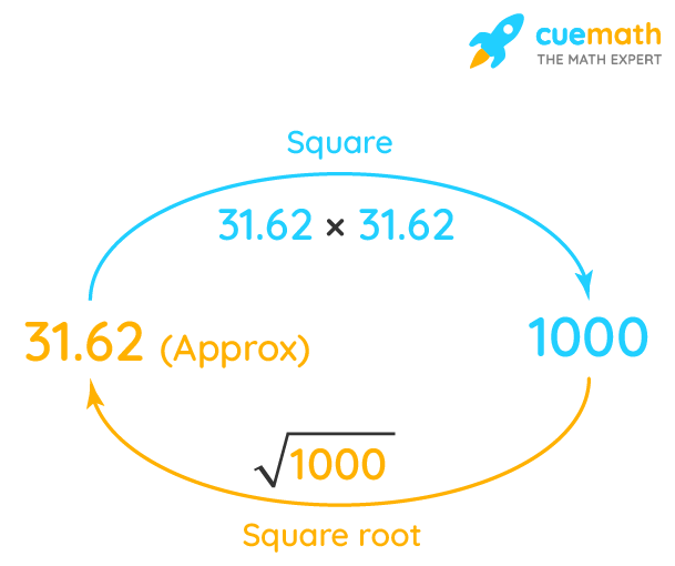 Square Root Of 1000 How To Find The Square Root Of 1000 Cuemath Square Root Of 1000 How To Find The Square Root Of 1000 Cuemath