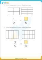Equivalent Fraction To 6 8 Equivalent Fractions Worksheet
